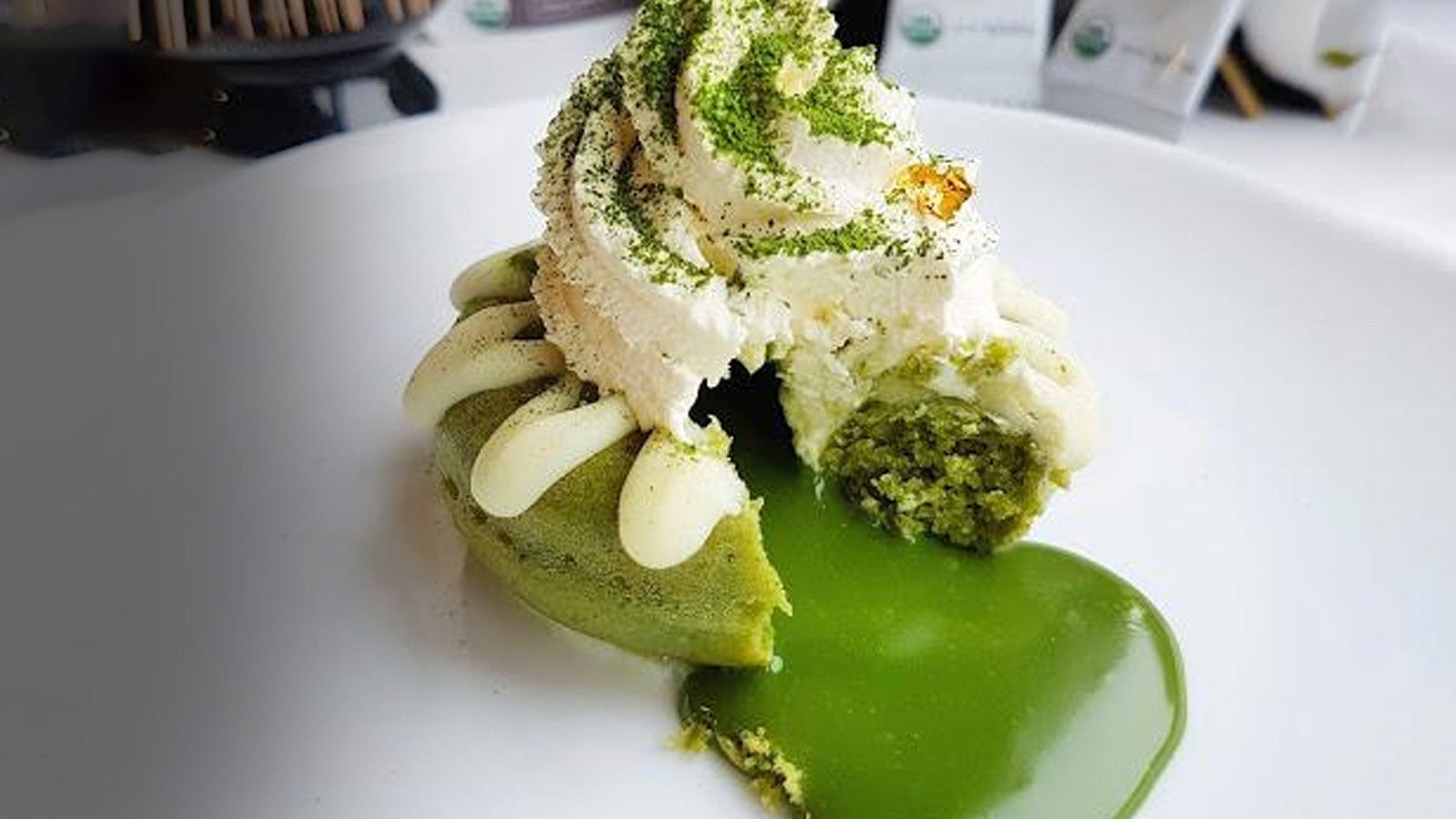 Encha Matcha Lava Doughnuts