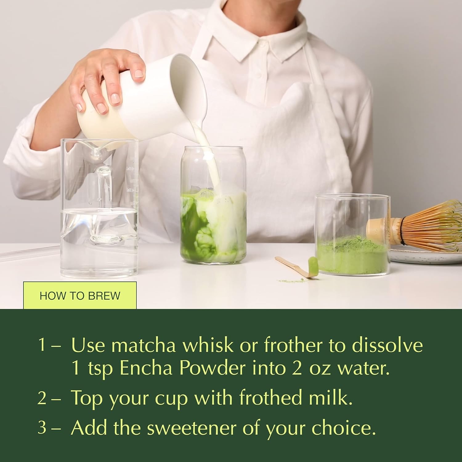 Organic Latte Grade Matcha Powder - Encha Matcha