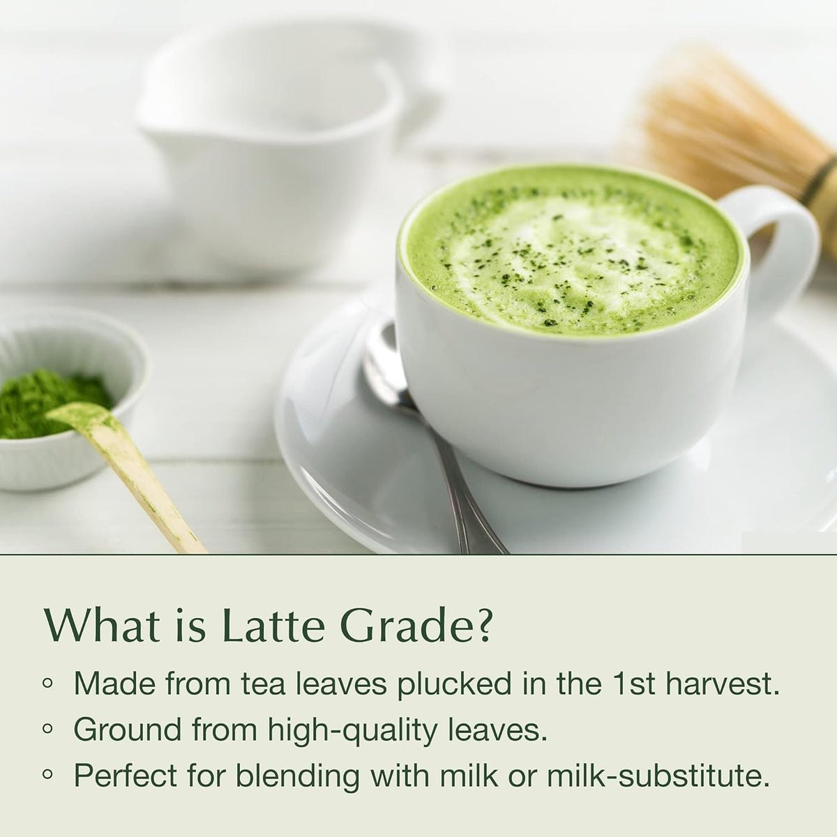 Organic Latte Grade Matcha Powder - Encha Matcha
